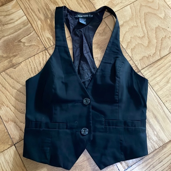 Rampage | Jackets & Coats | Rampage Y2k Black Suit Vest | Poshmark